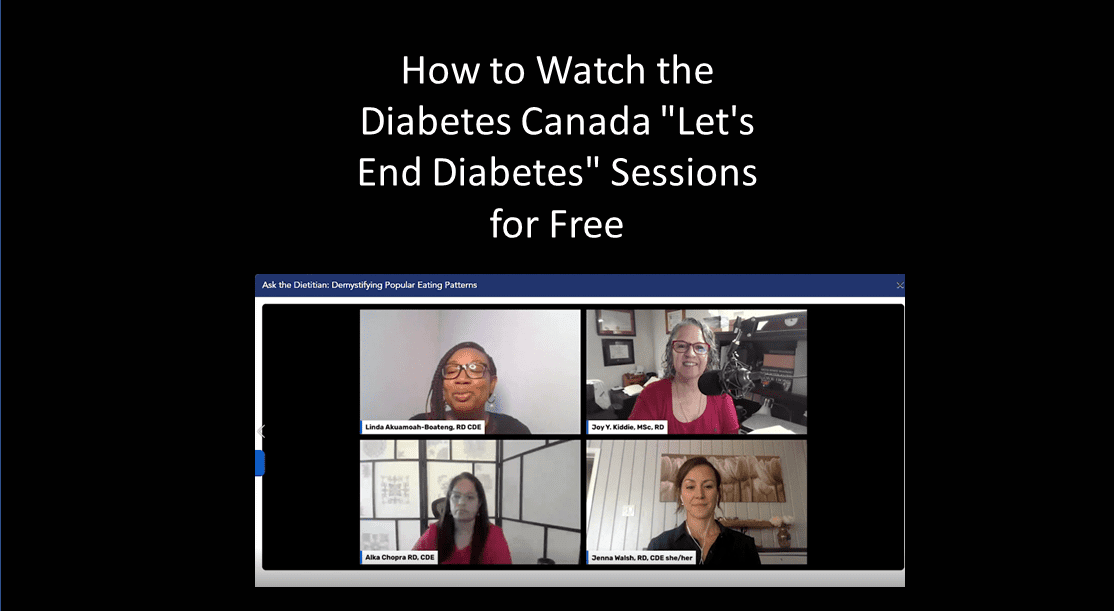 How to Watch the "Let's End Diabetes" Sessions for Free